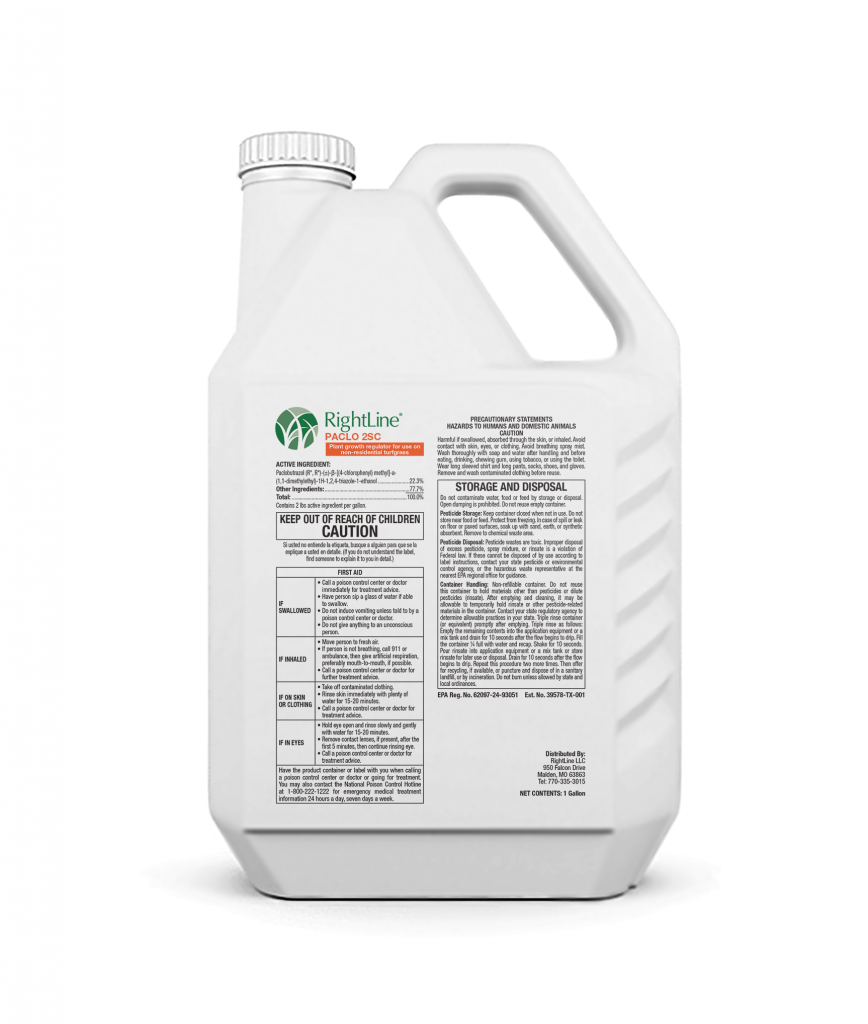 PACLO 2 SC: Growth Regulator for Turfgrass | RightLine LLC