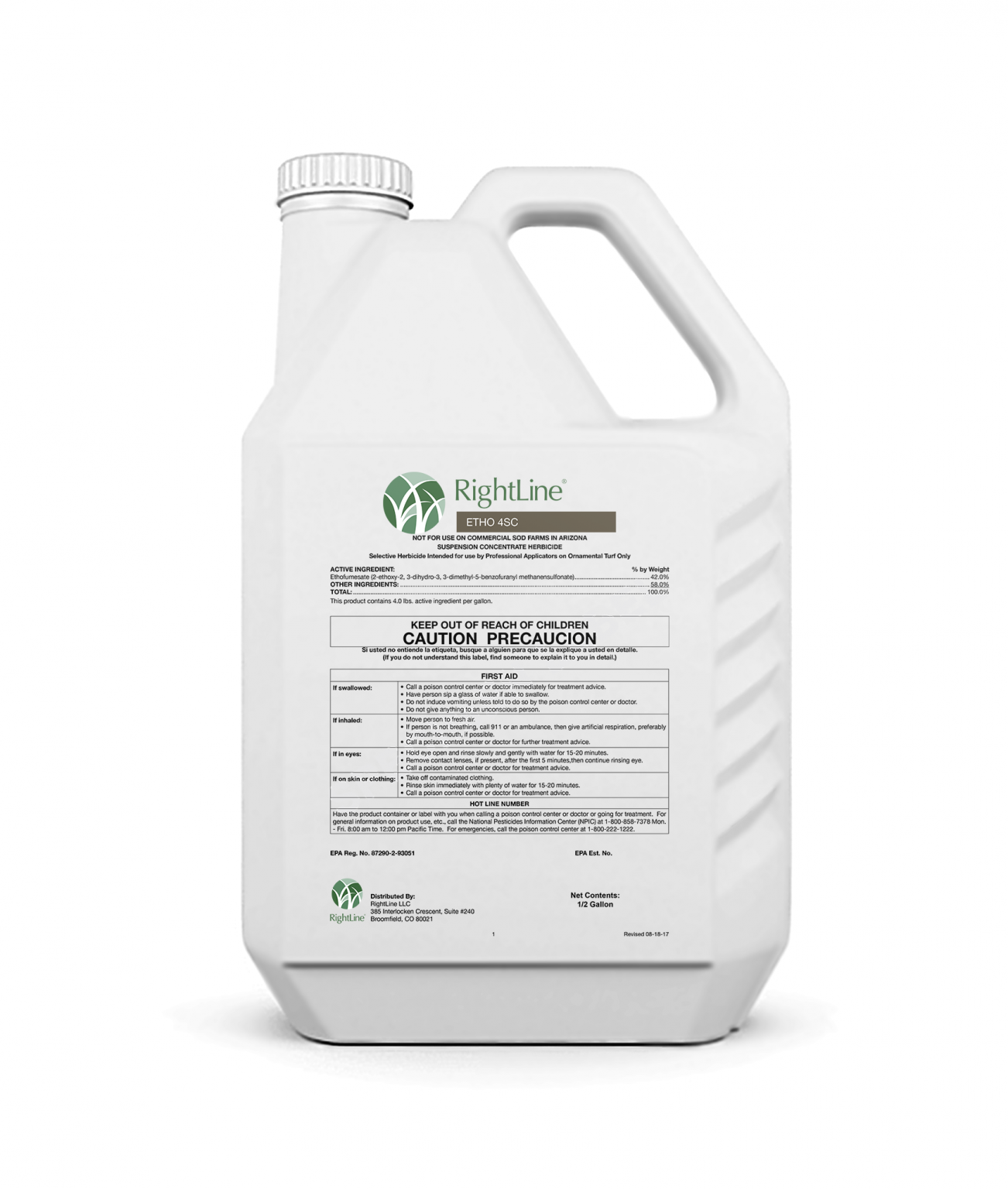 RightLine ETHO 4SC Herbicide Information | RightLine LLC